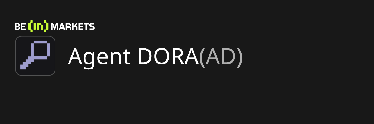 Agent DORA (AD) 価格, 時価総額, 図表およびファンダメンタルズ情報 - BeInCrypto Japan