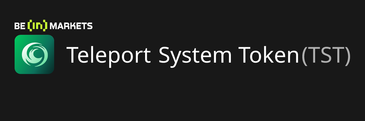 Teleport System Token (TST) 価格, 時価総額, 図表およびファンダメンタルズ情報 - BeInCrypto Japan